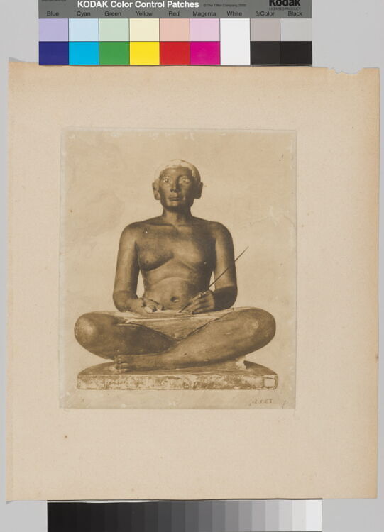 Le scribe accroupi par Théodule Devéria - Louvre site des collections